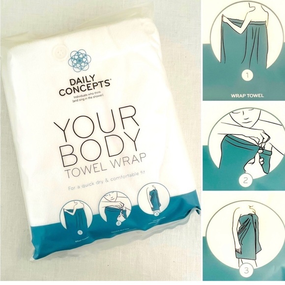 Other | Brand New Daily Concepts Your Body Towel Wrap | Poshmark